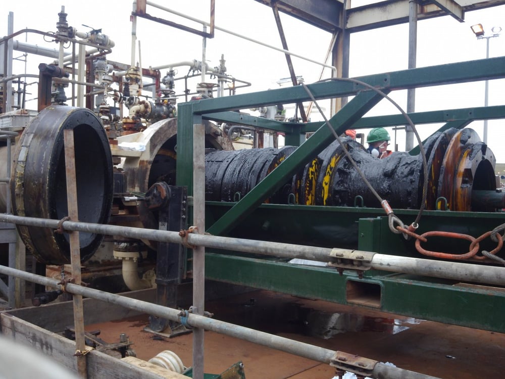 36” Remote Tecno Plug, Cormorant Alpha Platform, North Sea, UK